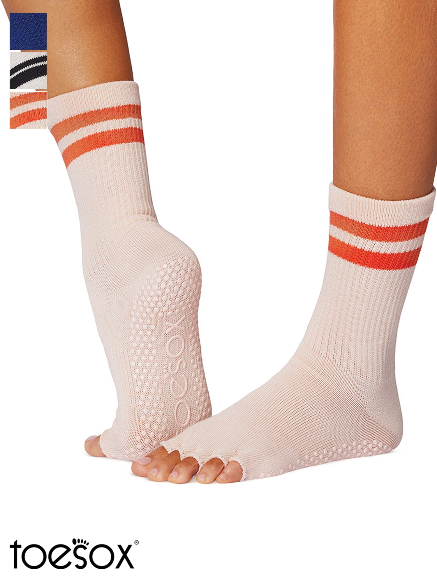 [TOESOX] Bellarina (Full-Toe) Grip Socks / Yoga Socks with Anti-Slip ...